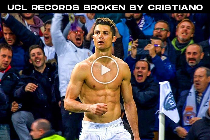 Video: 7 Champions League Records Broken By Cristiano Ronaldo Video: 7 Champions League Records Broken By Cristiano Ronaldo