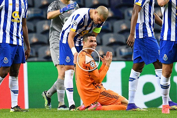 Video: Ronaldo CLEARLY fouled in the box and no penalty was given.