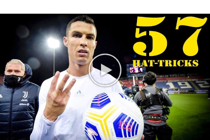 Video: Cristiano Ronaldo - All 57 Hat-tricks In Career